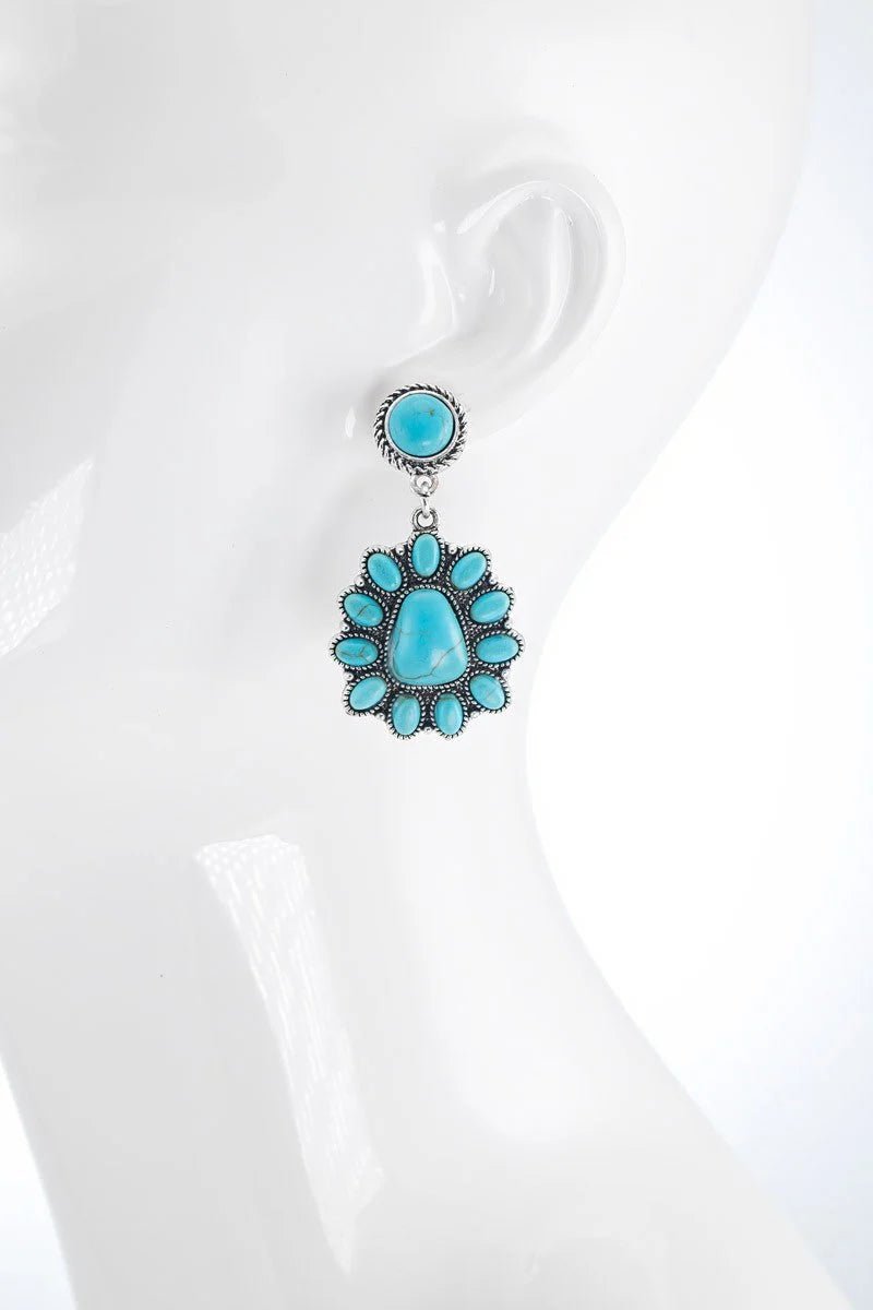 Tara Turquoise Earrings - Bel Air Boutique