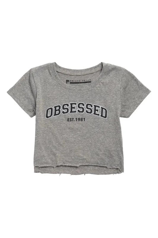 Prince Peter Obsessed Crop Tee - Bel Air Boutique