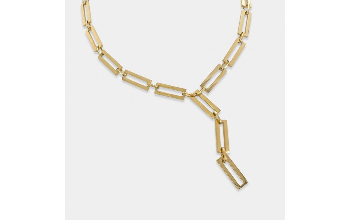 Rectangle Lariat Necklace - Bel Air Boutique